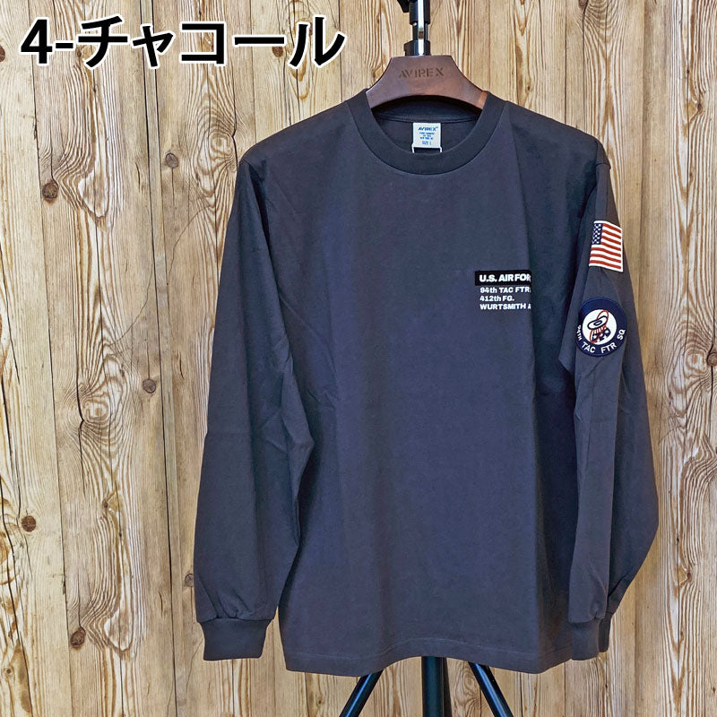AVIREX アヴィレックス LONGSLEEVE T-SHIRT HAT IN THE RING 長袖Tシャツ ハット イン ザ リング ...
