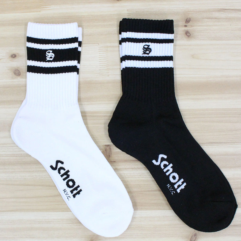 Schott ショット HIGT-SOCKS ハイソックス ソックス 靴下 2足セット 782-4972004 ブランド – TopIsm